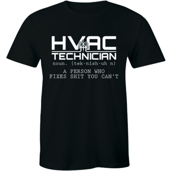 Half It | Shirts | Hvac Technician Definition Engineering Tshirt Tee ...